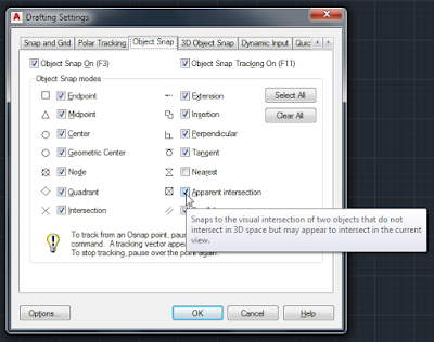 Mengaktifkan dan Mematikan Objek Snap Di AutoCAD - WebMasDwi