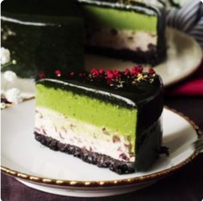 Kue Matcha Adzuki Mousse | Kayyisa delicious dish