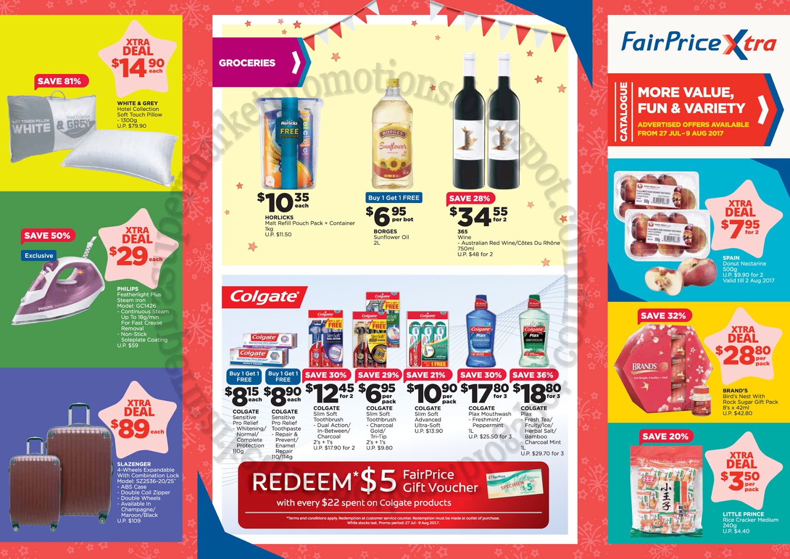 NTUC FairPrice Xtra Promotion 27 July - 09 August 2017 ~ Supermarket ...