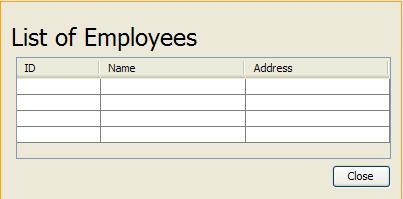 JavaDB NetBeans MVC Framework