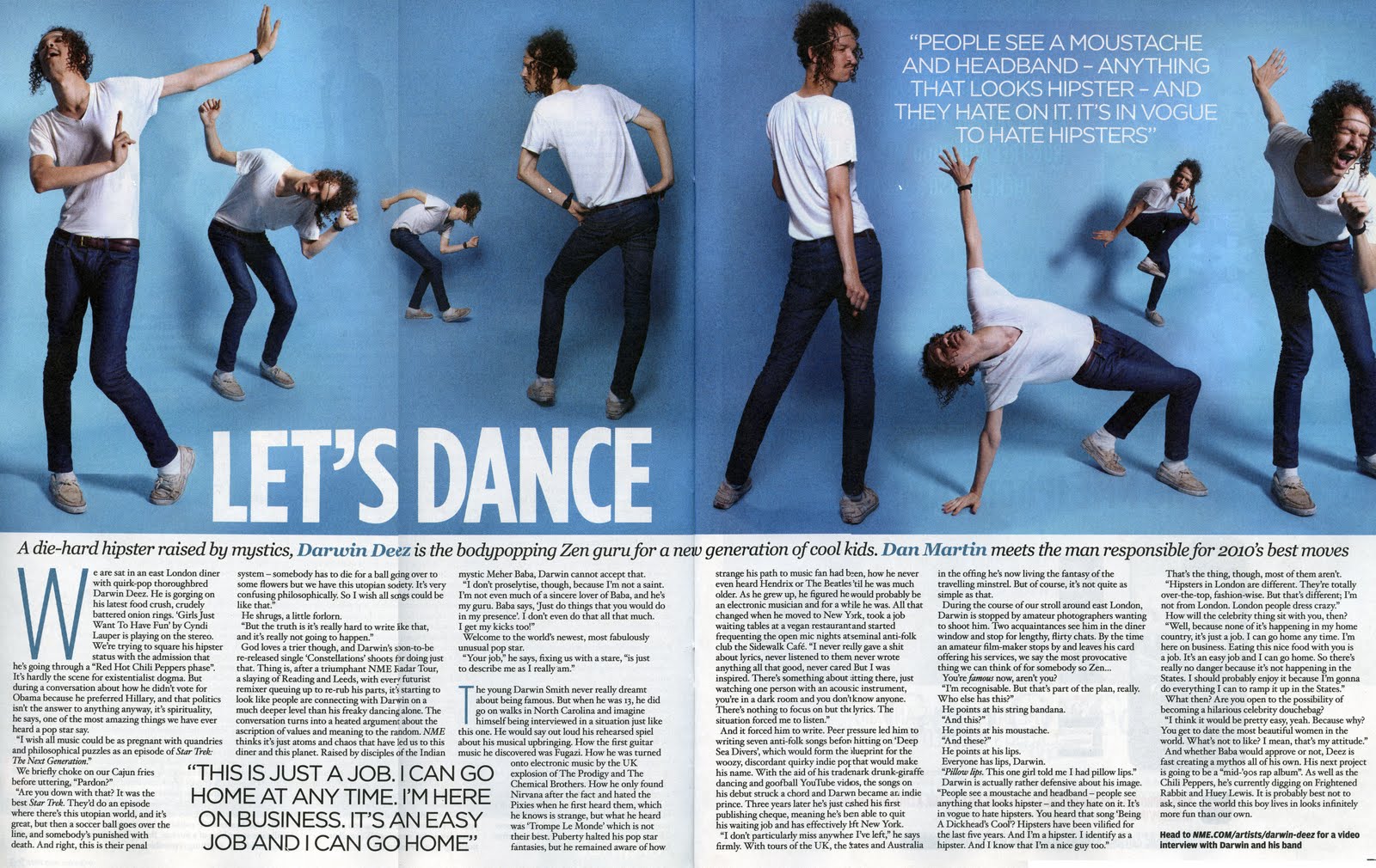 Louisa Hurrell AS Media: Research Double Page Spread