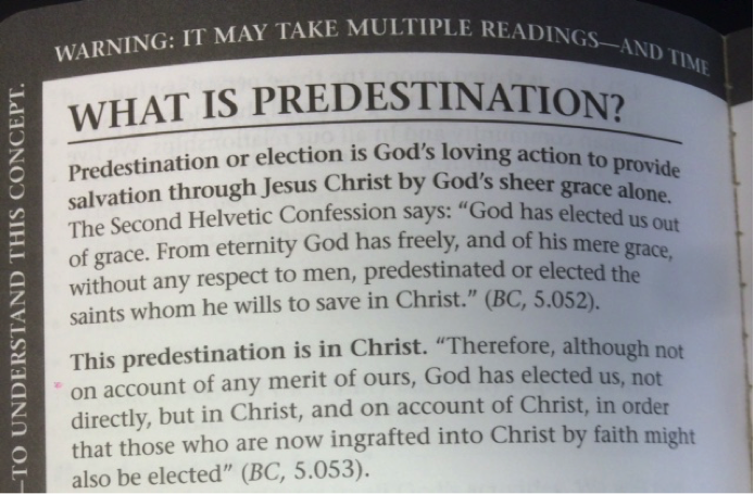 On the Way: Presbyterians & Predestination