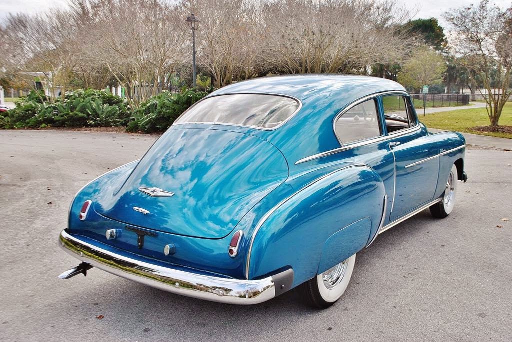 All American Classic Cars: 1949 Chevrolet DeLuxe Fleetline 2-Door Sedan