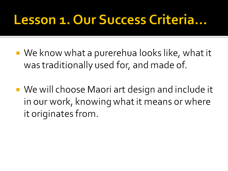 Chris Ricketts - My Teaching Experience: Purerehua