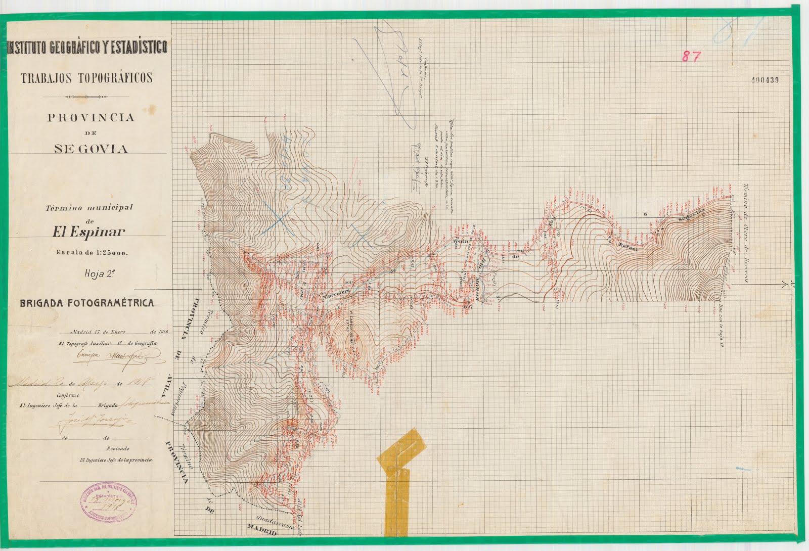 EL ESPINAR INFORMACIÓN: Mapas y planos de El Espinar de 1901 y 1932