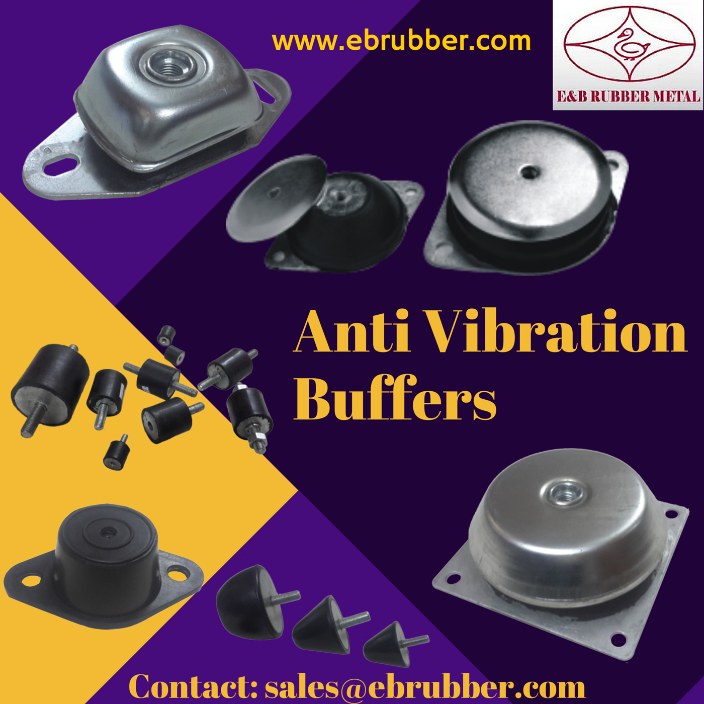 Dynemech Systems - Vibration Control: ANTI VIBRATION BUFFERS-ebrubber.com