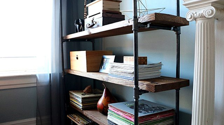 Yuk, Buat Sendiri rak lemari dari Pipa Besi ala Industrial