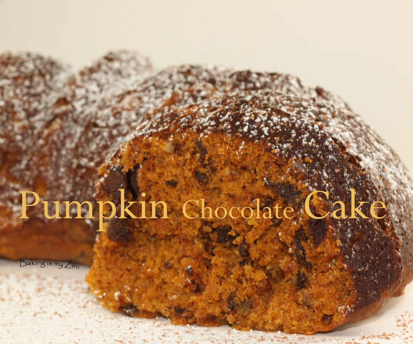 Baking is my Zen: Pumpkin Chocolate Cake ~ Fall Comfort