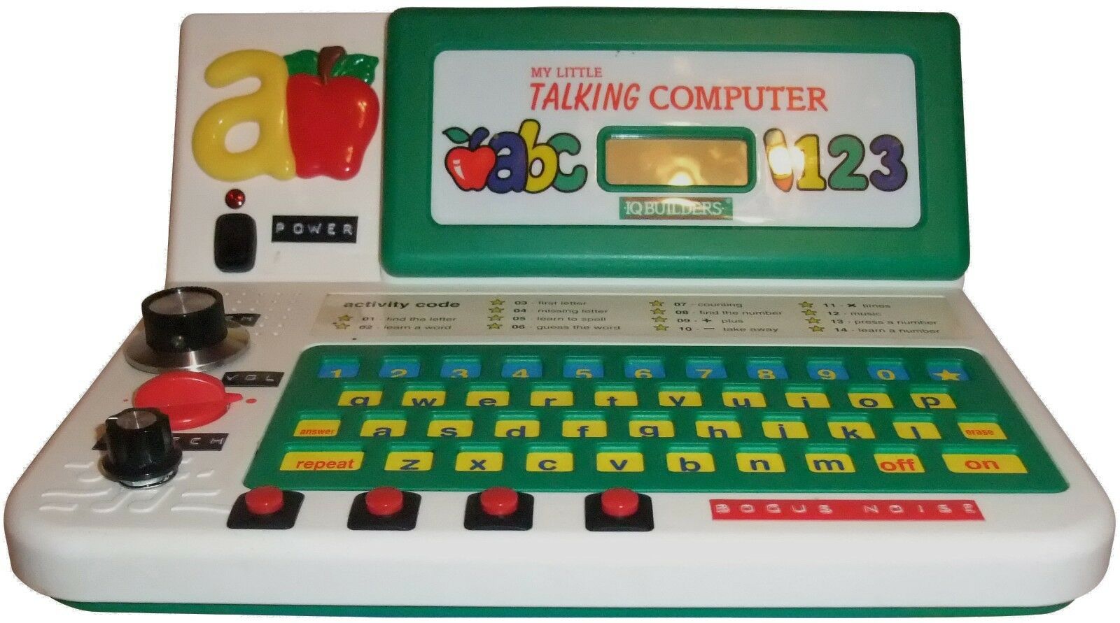 MATRIXSYNTH: VTECH IQ BUILDERS TALKING COMPUTER Circuit bent by Bogus Noise