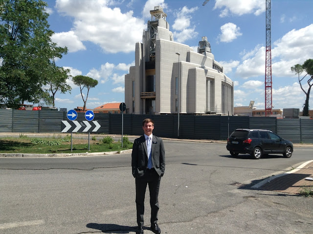 Mission Blog: New Missionaries at Rome Temple Site - August 2015
