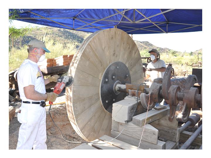 Restoring Historical Mining Equipment: (8) Restoring a 7 foot Stamp ...