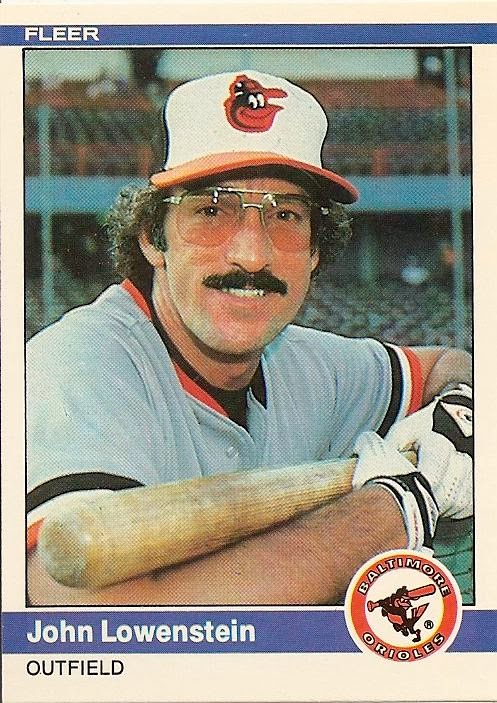 Orioles Card "O" the Day: John Lowenstein, 1984 Fleer #10
