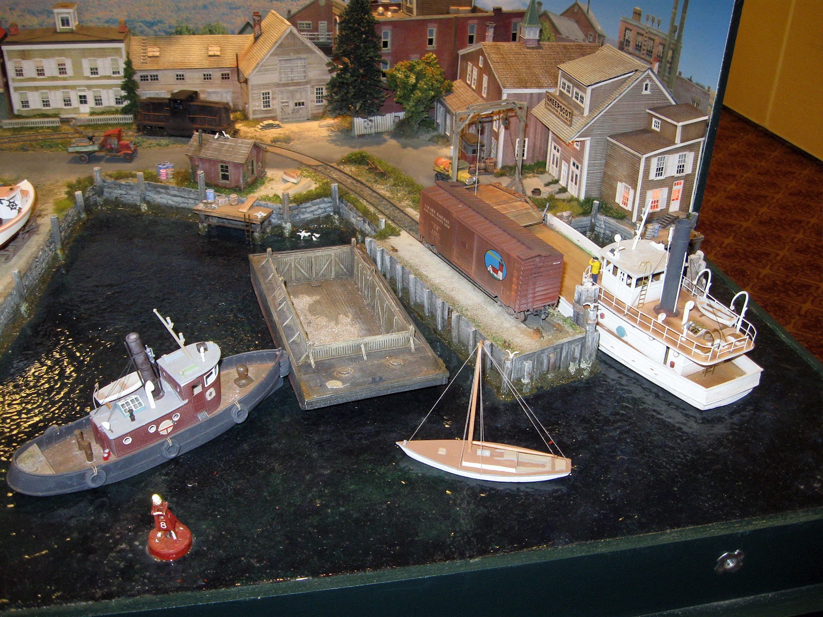 White River Division: Sea Port Model Works Display