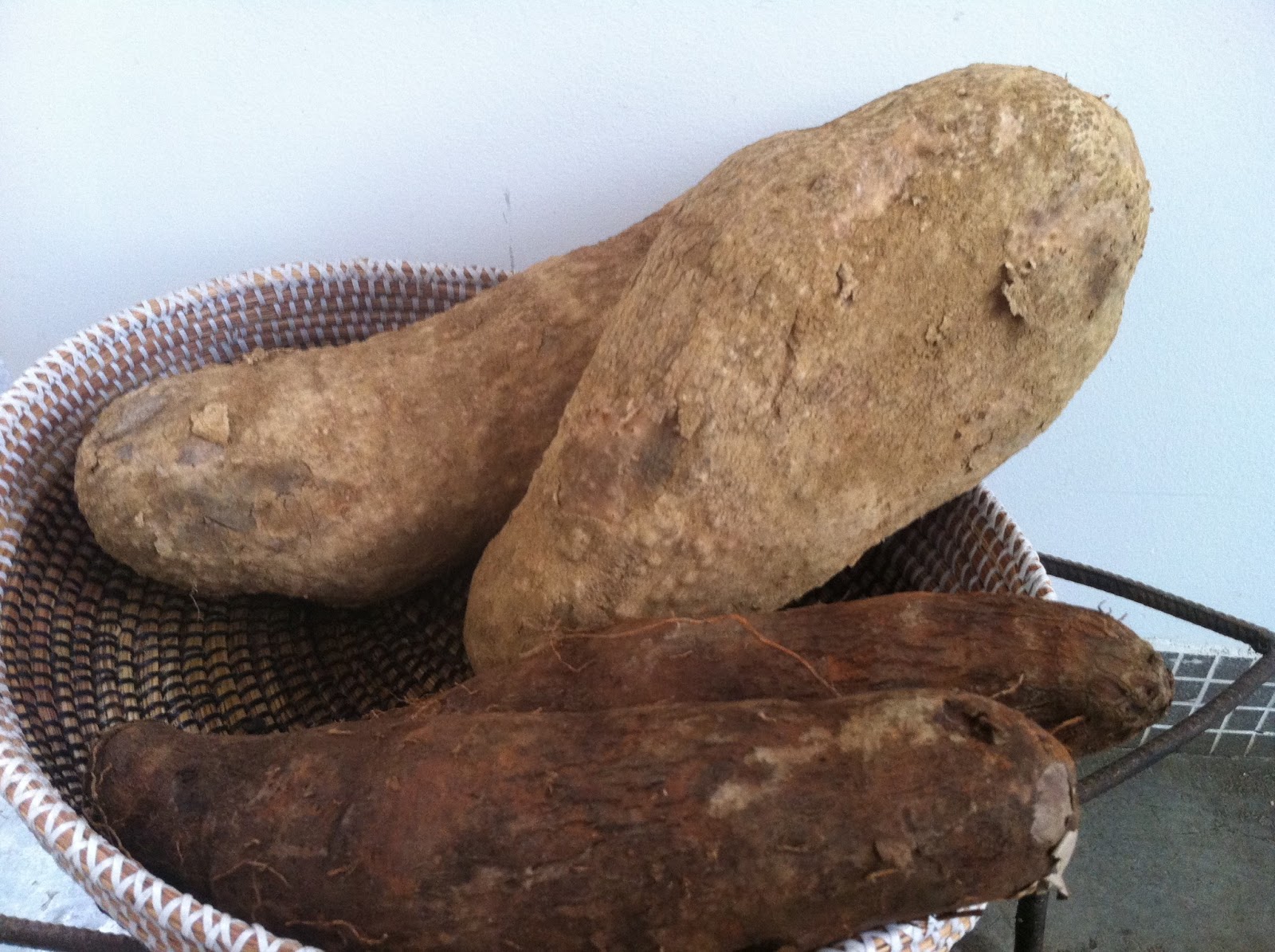 come-se: Fritada de cará (ou inhame-da-costa ou inhame são tomé)