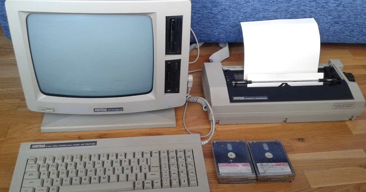 Retro Ordenadores Orty: Amstrad PCW 8512 (procesador de textos).