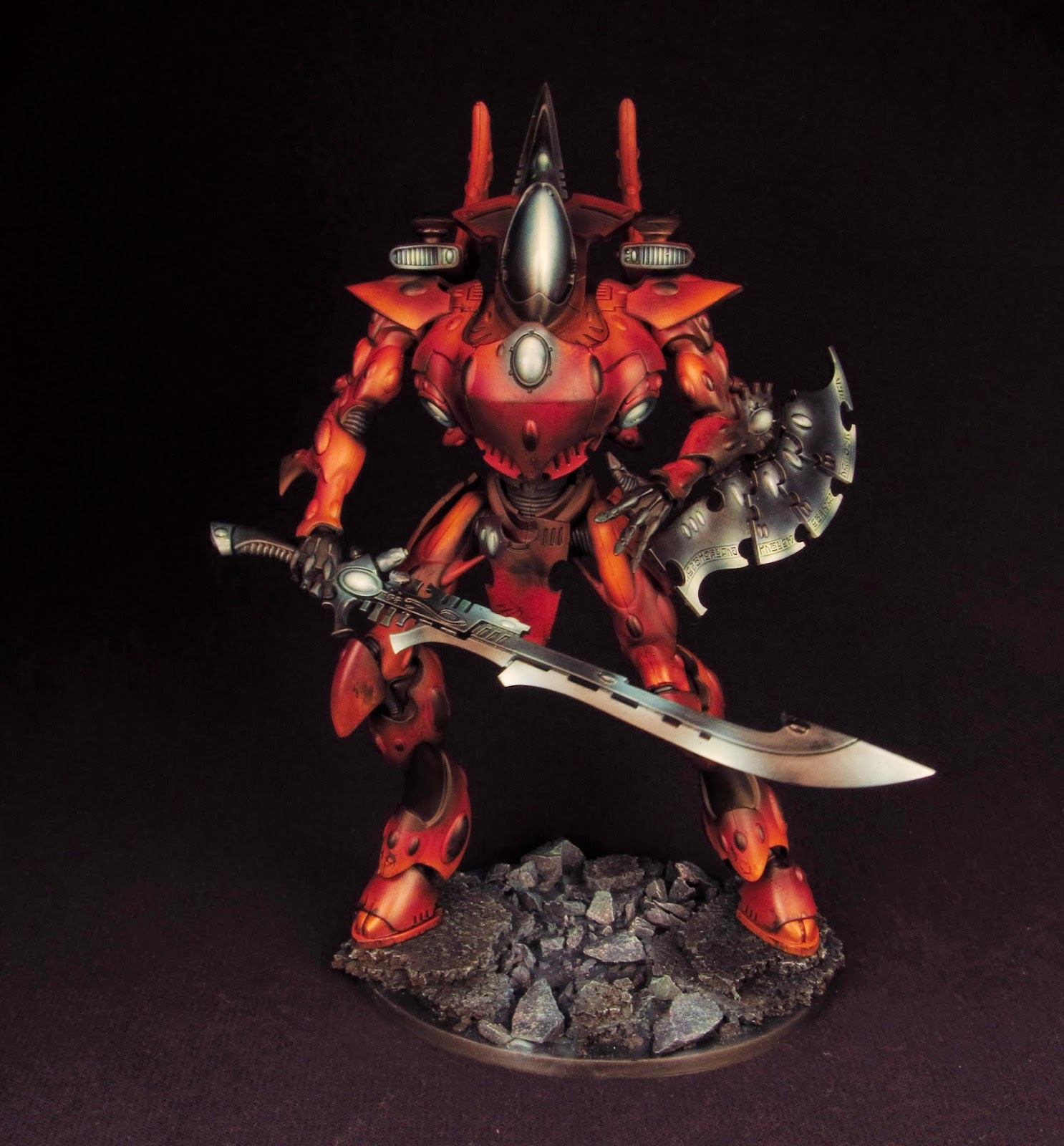 40k War Zone: The Wraithknight in 7th edition.