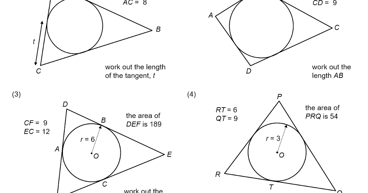 MEDIAN Don Steward mathematics teaching: tangents to circles