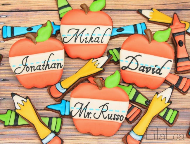 Apple Name Cards for Back to School