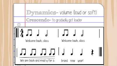 Music with Mrs. Dennis: Welcome Back, Class: A Review Unit