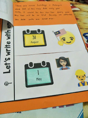 ASH THE TEACHER: Emoji Writing Foldable