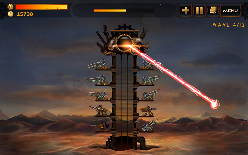 [디펜스 게임] steampunk tower defense(스팀펑크 타워 디펜스) game review, link(게임 리뷰 ...