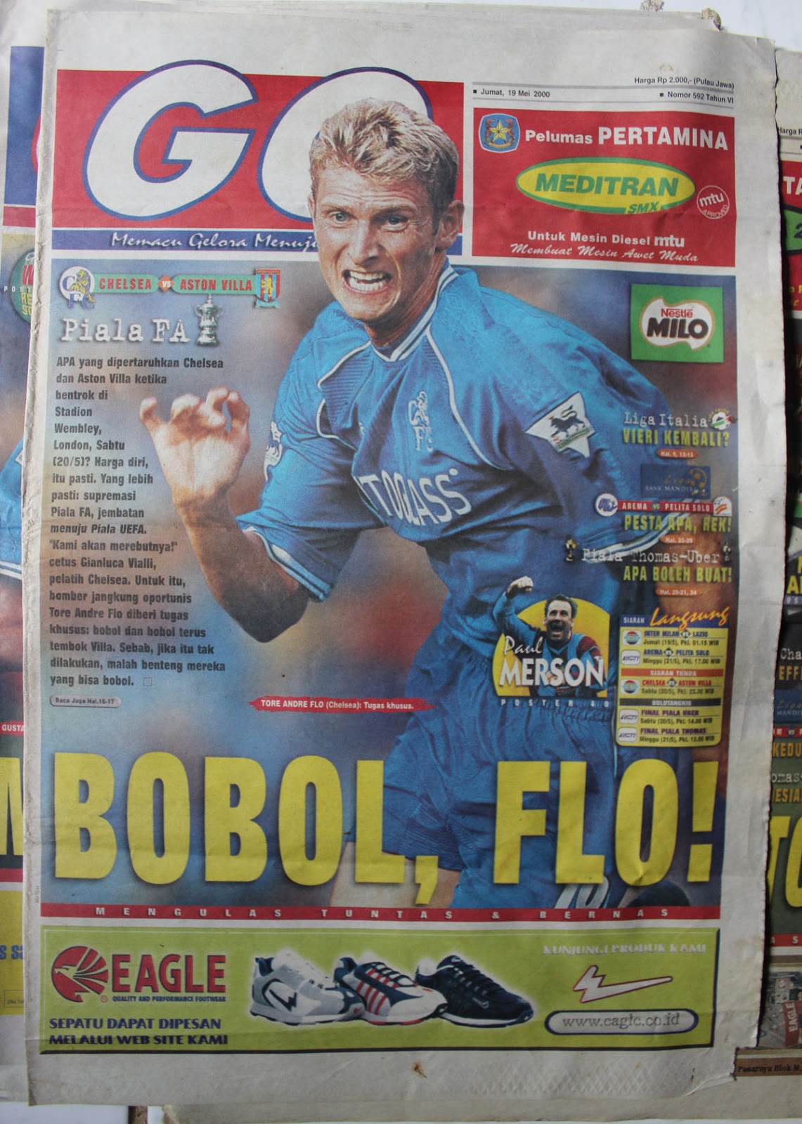 Koleksi majalah sepakbola waktu SMP | Mr. Lalu