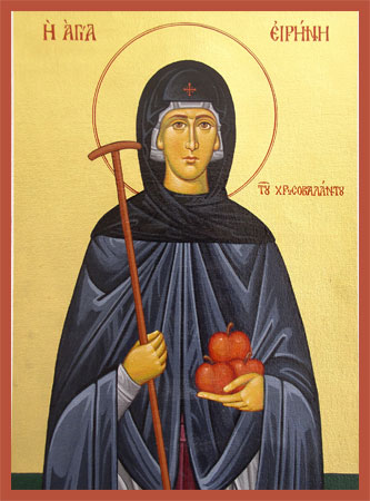 Musings from the Fourth Rome: St. Irene Chrysovolantou