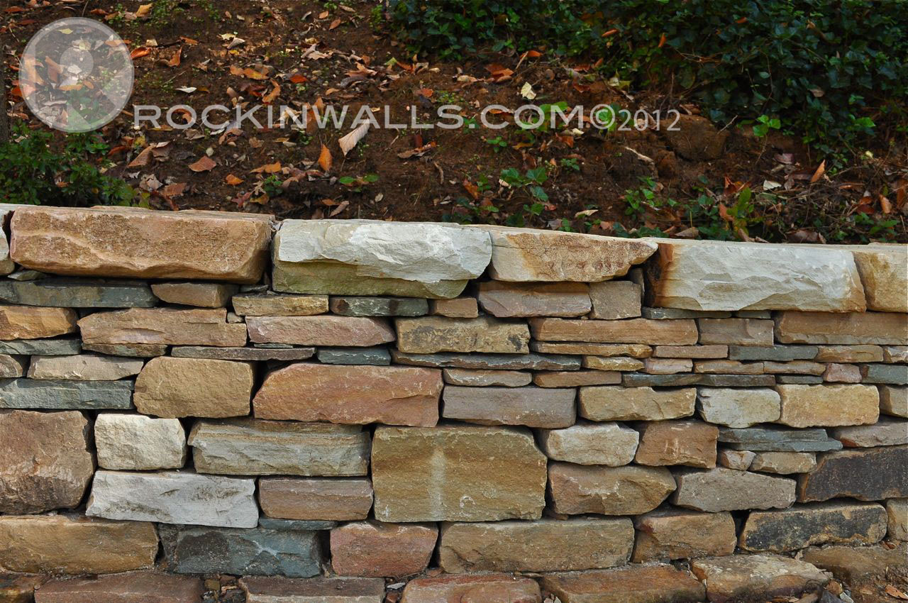 ROCKIN WALLS: How To - Set Flat Cap / Cope Stones