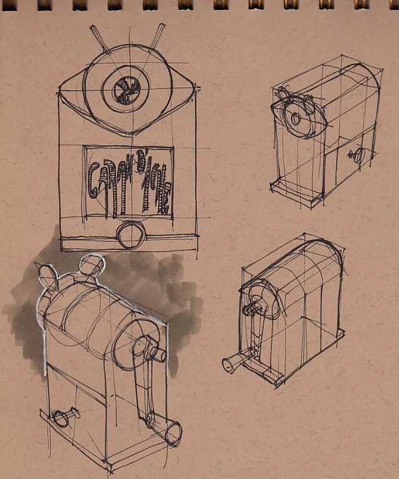 How To Draw A Pencil Sharpener