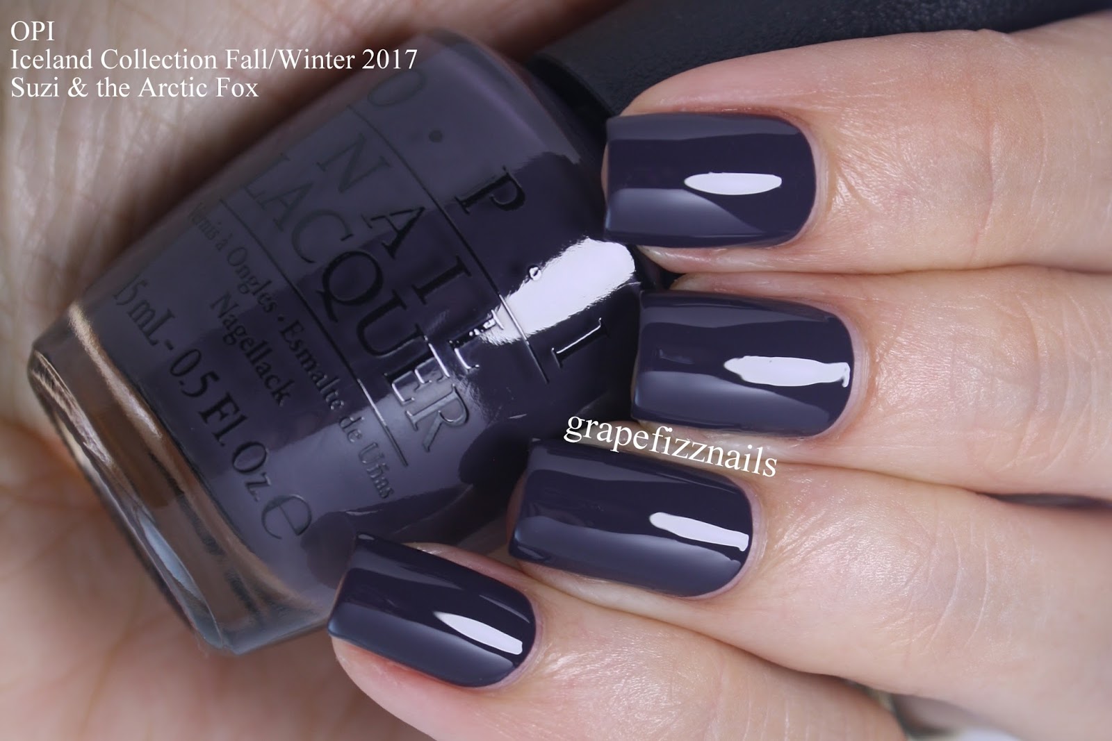 Grape Fizz Nails: OPI Iceland Collection Fall/Winter 2017