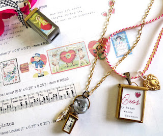 shiny little things: Valentine's Locket Template