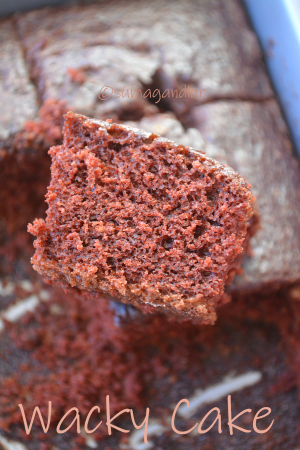 Veggie Platter: Wacky Cake