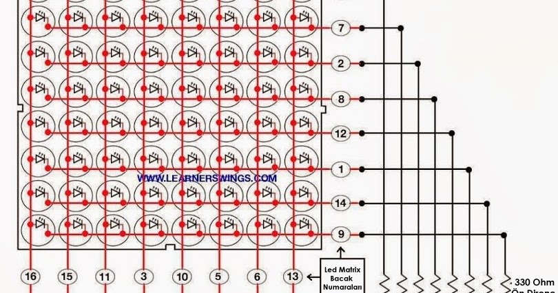 ARDUINO 8X8 LED MATRIX DEVRESİ - Elektronik Bilgi Paylaşım Platformu