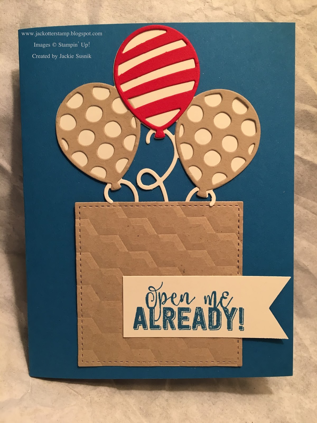 JackOtterStamp: Open Me Already Balloon Adventures