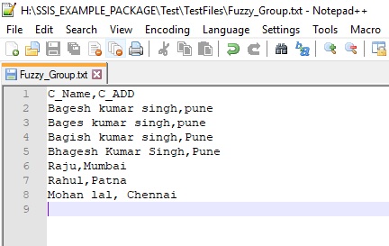 Microsoft Business Intelligence: Fuzzy Grouping Transformation in SSIS