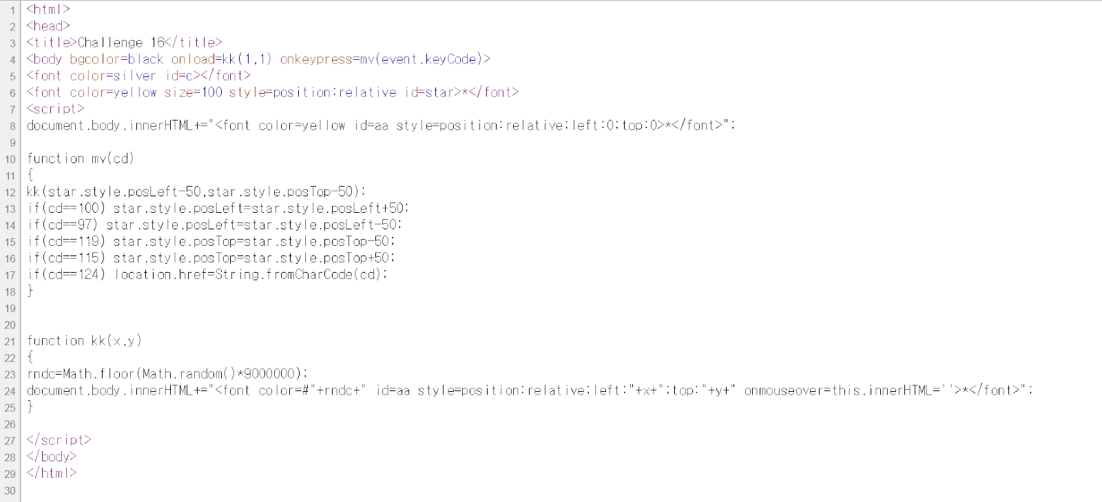 webhacking.kr Challenge 16