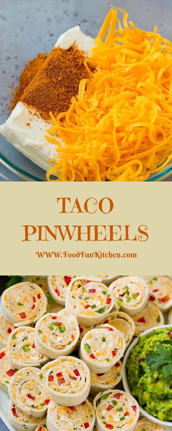 TACO PINWHEELS - The Dinner Recipes Ideas