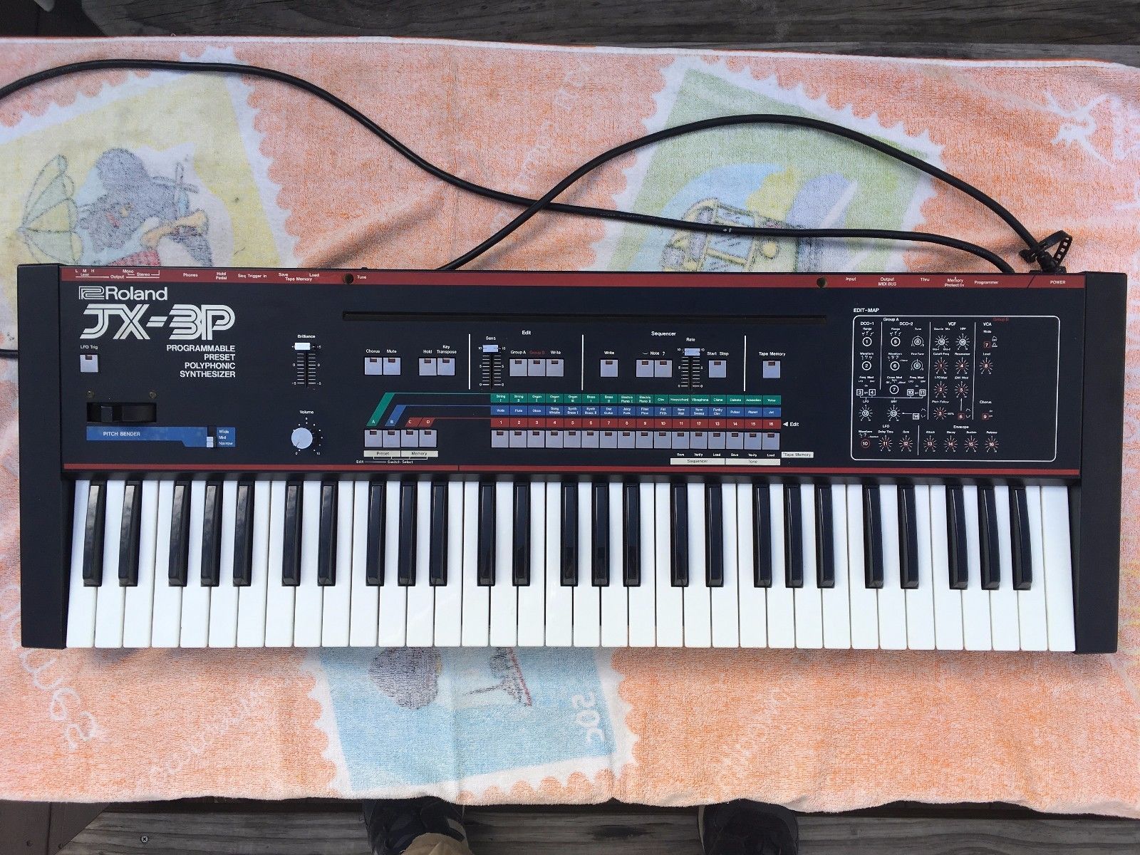 MATRIXSYNTH: Roland JX-3P Analog Polyphonic Synthesizer