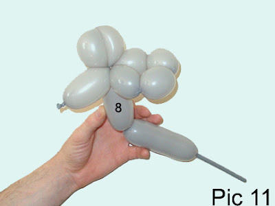 Balloon animals twisting instructions: One balloon mouse