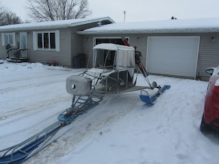 these are some pictures of the snowplane I am finishing up this winter.