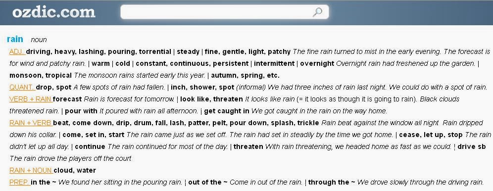 My That's English!: Dictionary of collocations. Ozdic