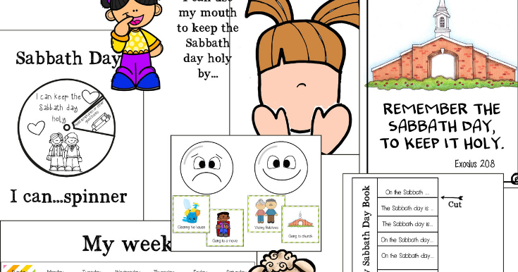 The Cozy Red Cottage: I can Keep the Sabbath Day Holy (Lesson 37 Primary 2)