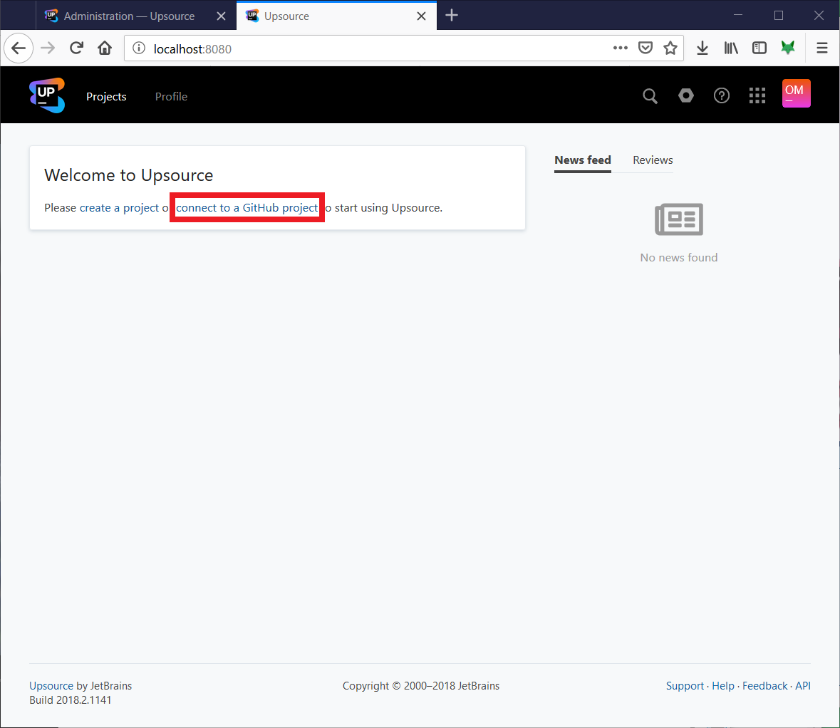 docker-compose で Upsource を試す - 起動からJavaプロジェクト作成まで - mikoto2000 の日記