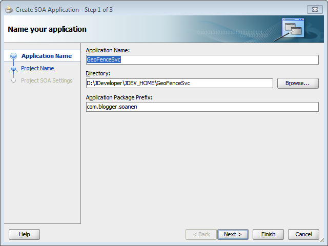 soanen - Martti's SOA Blog: Tutorial 1. Part 23 - Create new application for the main logic of ...