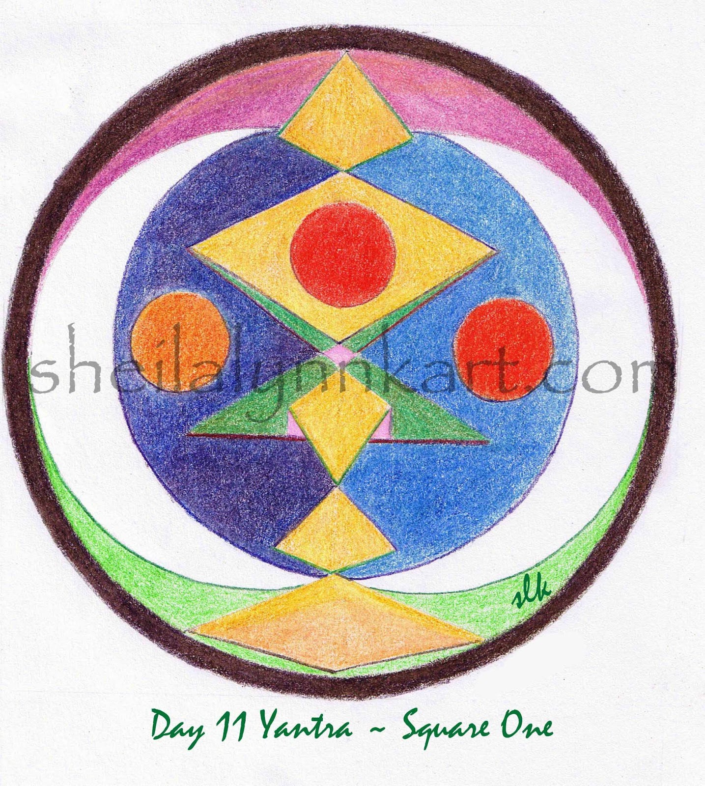 SheilaLynnK Art Studio: Day 11 Going Full Circle