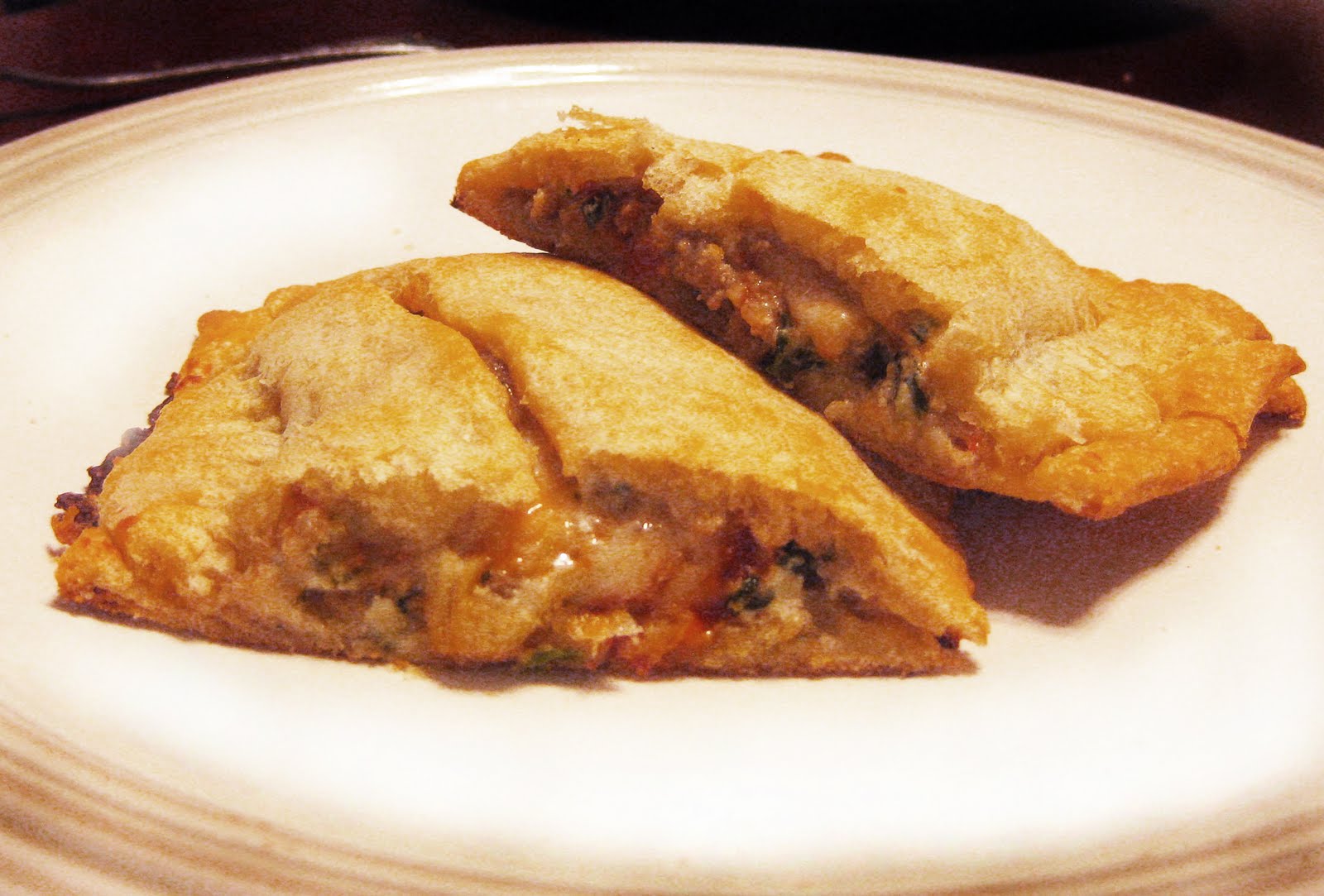 wee little miracles: Crescent Roll Kidzones (e.g. kid-friendly calzones!)