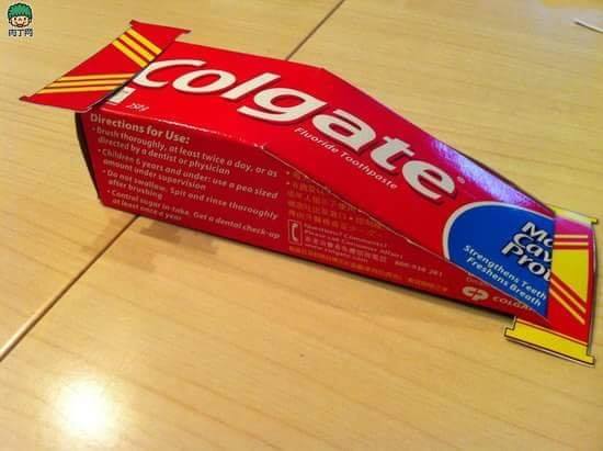 Crafts ideas - Toothpaste box made of car - Tipss und Vorlagen