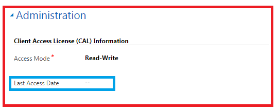 Access "Last Access Date" of each User Directly in CRM. - Tech Blog