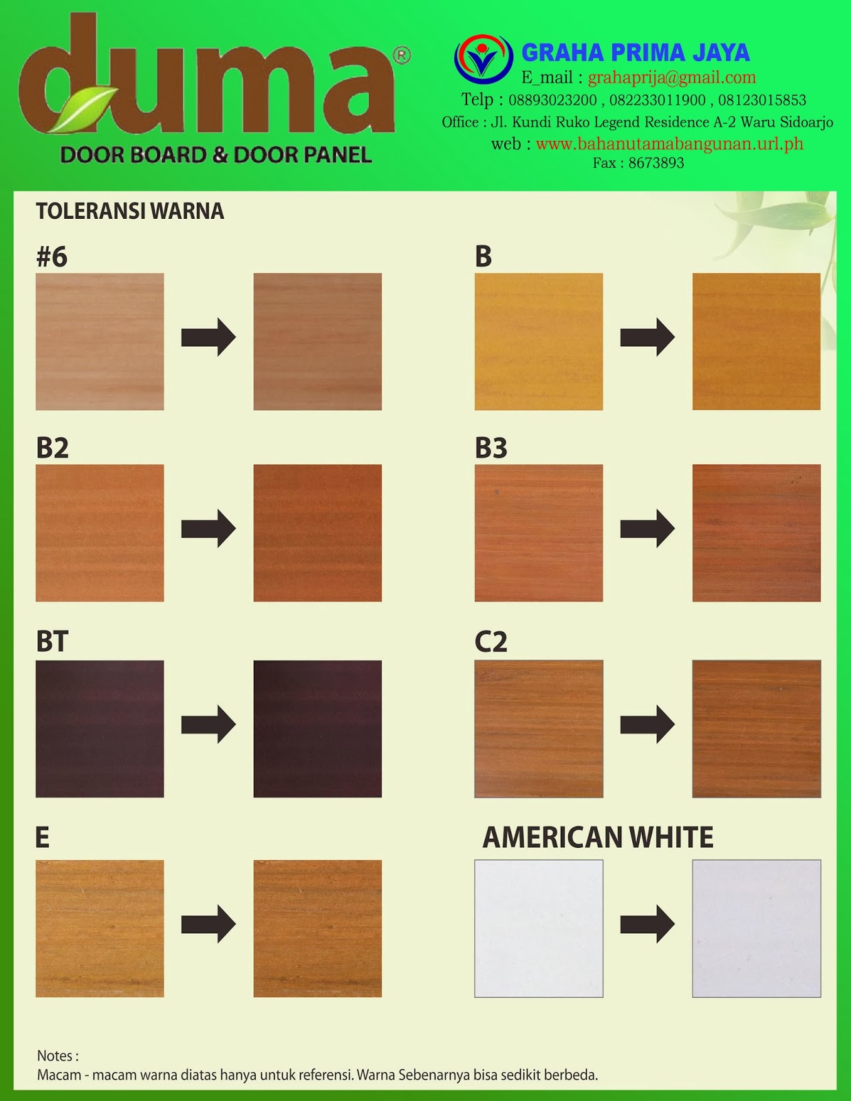 DUMA PANEL,DUMA PLAFON,PLAFON DUMA,WALL PANEL,DINDING DUMA: SPESIFIKASI