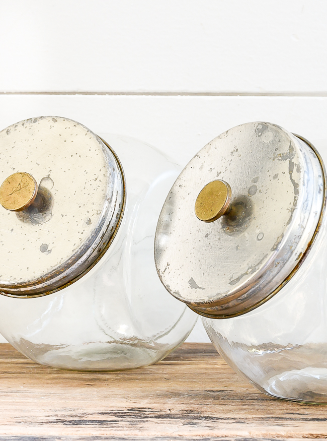 How to Make Industrial Dollar Tree Storage Jars | Little House of Four ...